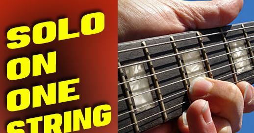 How to Play a Solo on a Single Guitar String | Creative Guitar Studio
