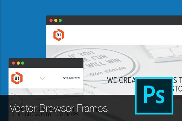 60+ Best Web Browser Mockup Templates | Graphic Design Resources