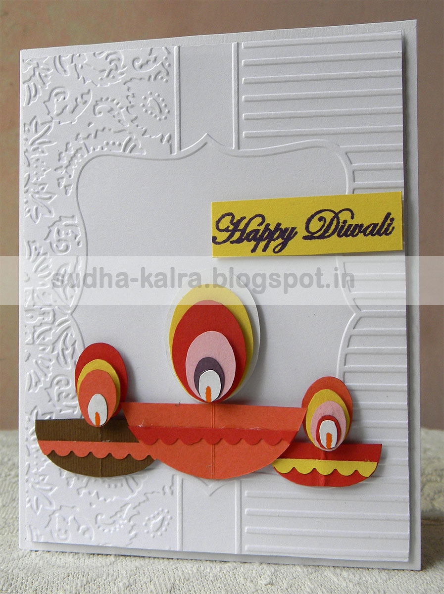 Crazy Crafter: Happy Diwali Handmade Greeting Card