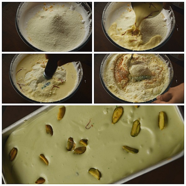 Pistachio Kesar Ice Cream(Kesar Pista IceCream) | Savory Bites Recipes ...