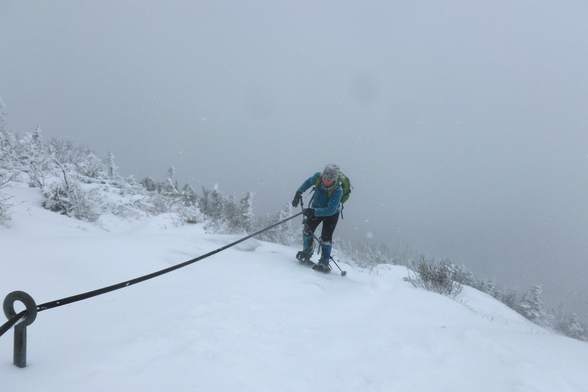 The Saratoga Skier and Hiker: Gothics Mountain, cable route: 02/23/2013