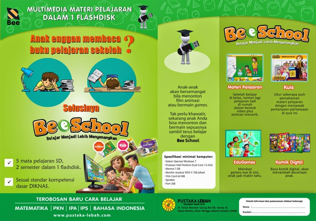 PUSTAKA LEBAH MEDIA EDUKASI ANAK : BEE SCHOOL