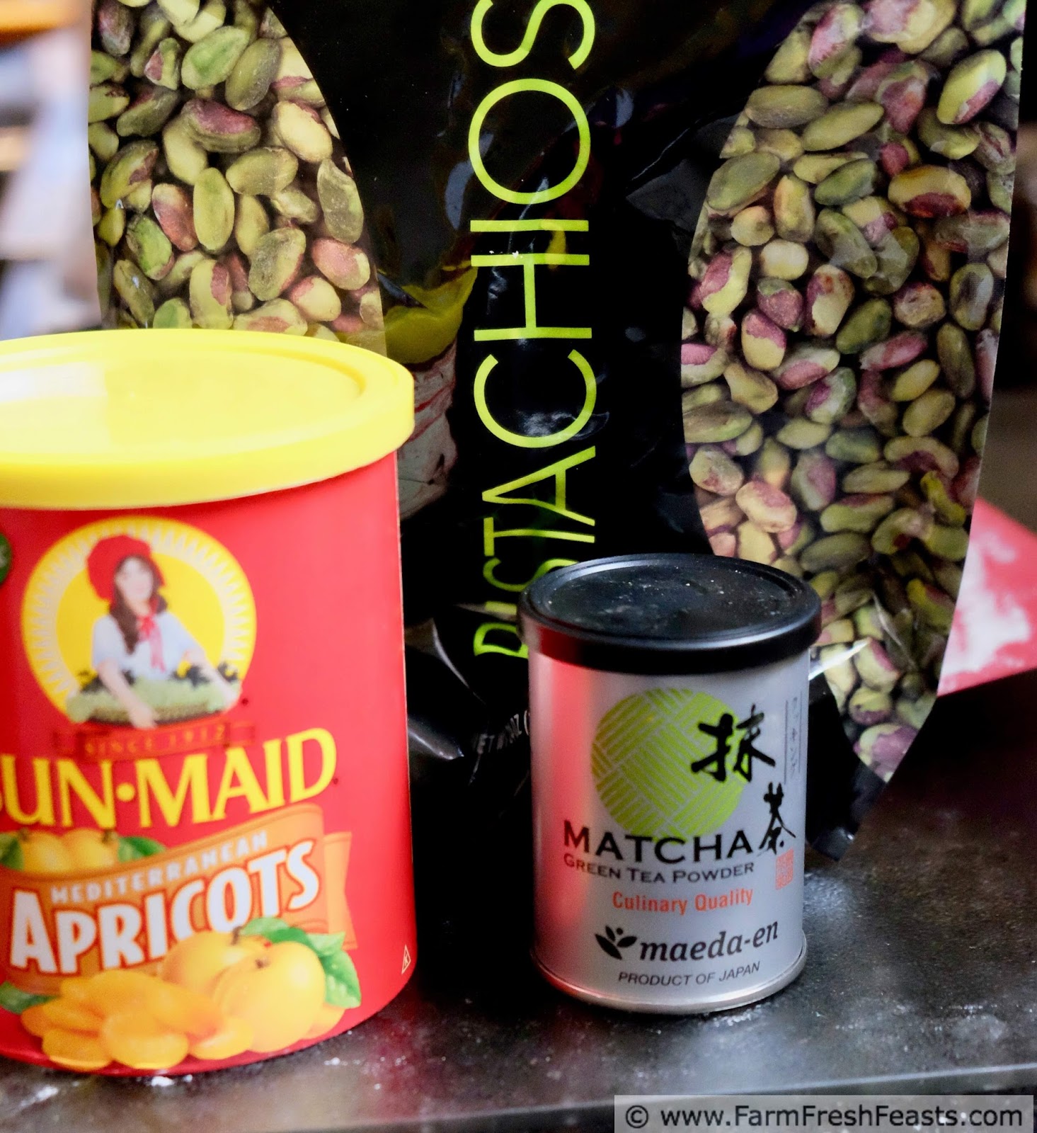 Farm Fresh Feasts: Apricot Pistachio Matcha Muffins #MuffinMonday