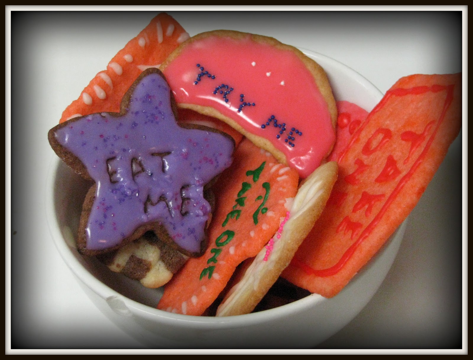 I Cooked the Books: "Eat Me" Cookies, or Not in Wonderland Anymore