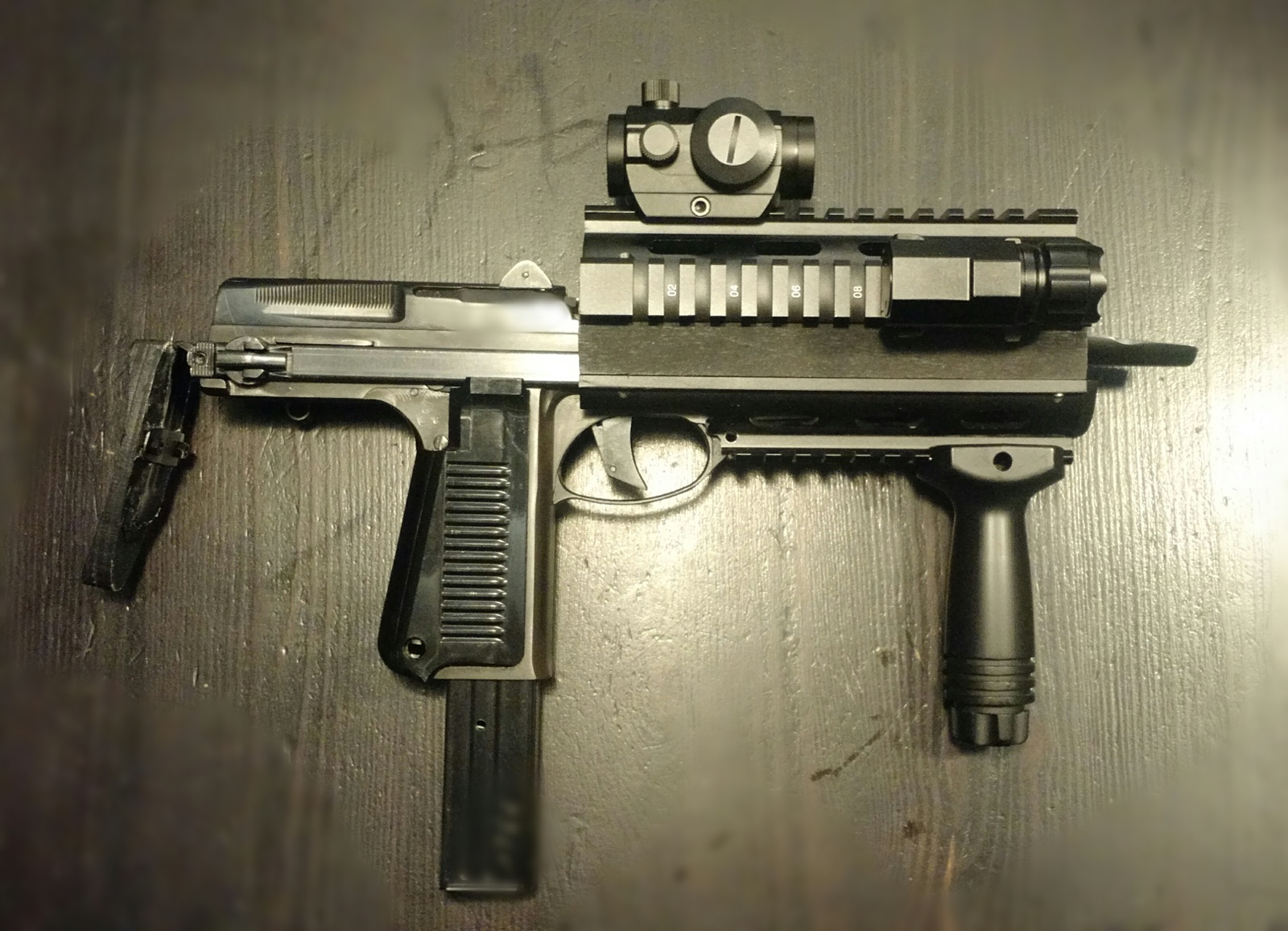 Submachine Gun /Pistol Mitraliur Pm-63 Rak - Not Angka Lengkap