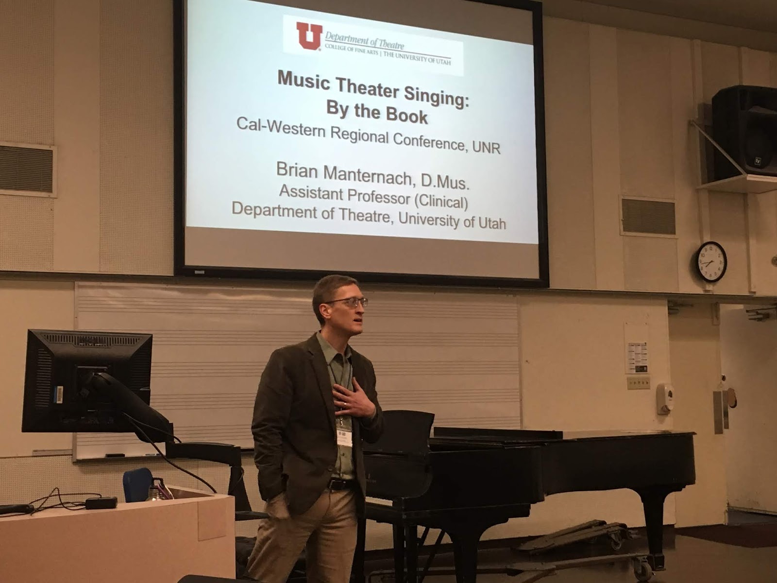 Studio Practice - Dr. Brian Manternach: January 2019