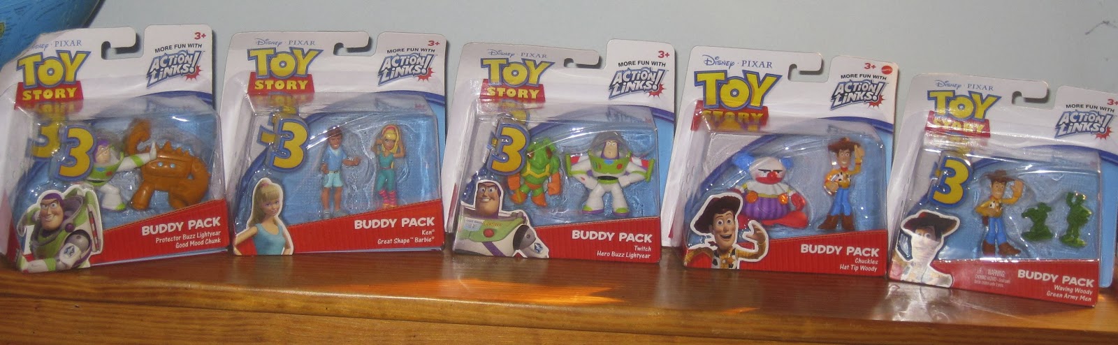Dan the Pixar Fan: Toy Story Buddy Packs from Mattel Complete Guide ...