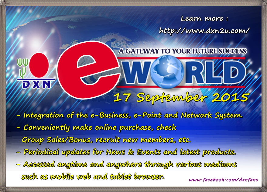 Welcome to the DXN Fans Blog