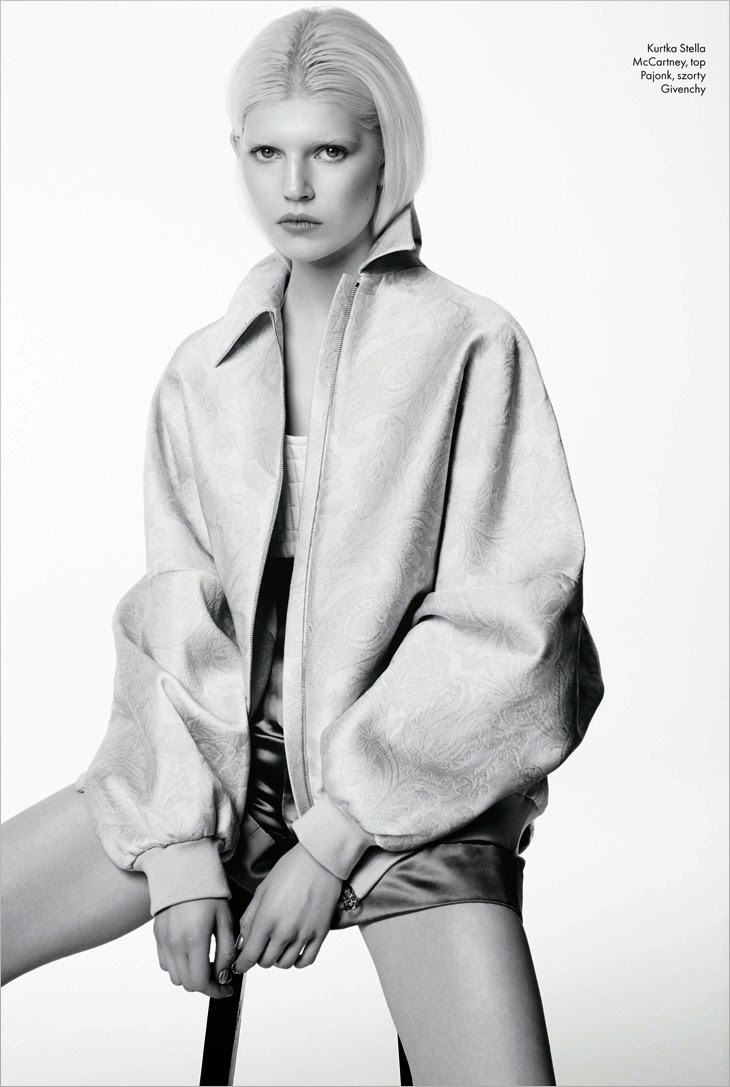 Polish Models Blog: Editorial: Ola Rudnicka for Elle Poland, February 2014