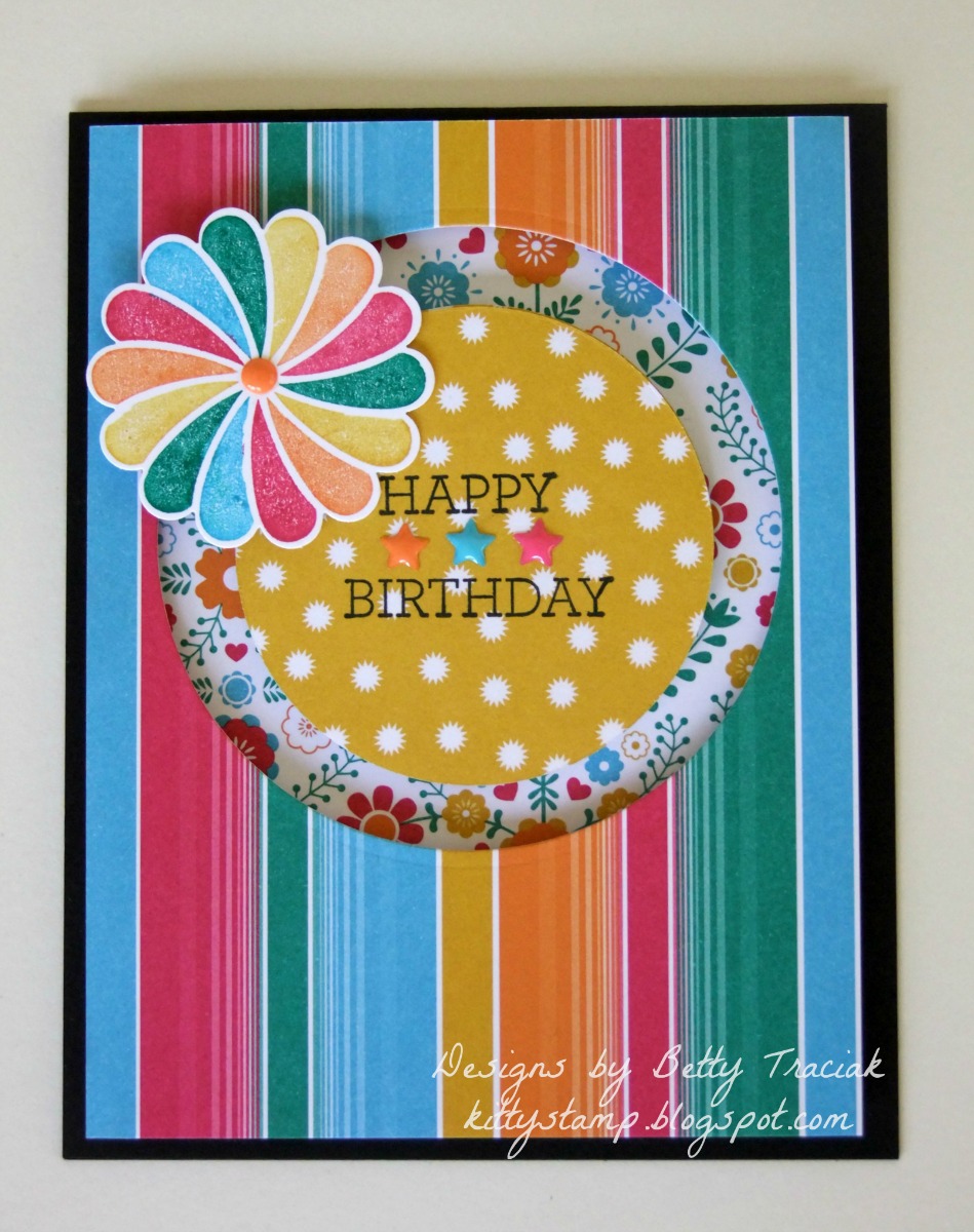 Kitty Stamp: Circle Spinner Cards - A Splitcoaststampers Video Tutorial