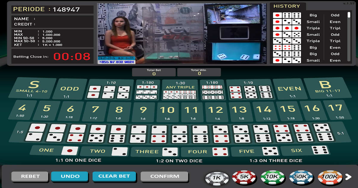 CARA BERMAIN SICBO (DICE) GAMES ~ LIVE HOK88 - Cara Bermain Togel ...