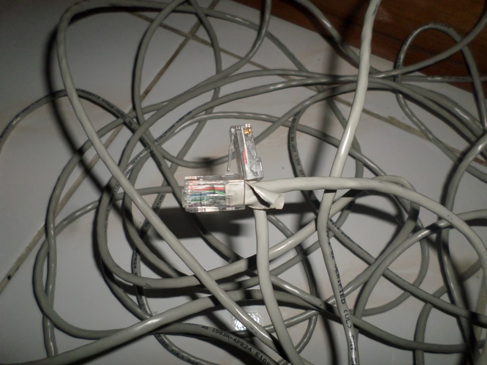 How to setting / configuration utp cable category 5e | arga yudha | BLOG