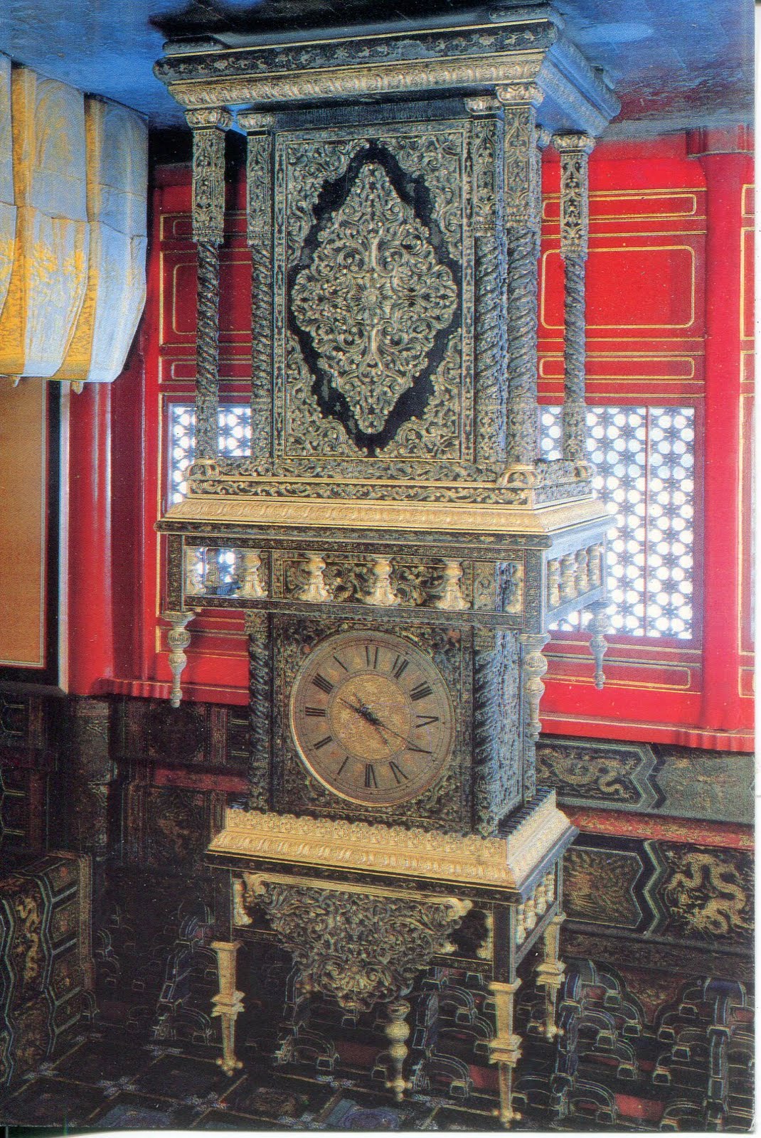 collect ROC: China Postcard: The Chime Clock (made in 1798) in the Hall ...