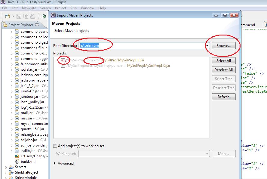 Selenium Java Help How To Import Java Maven Project Into Eclipse 0281