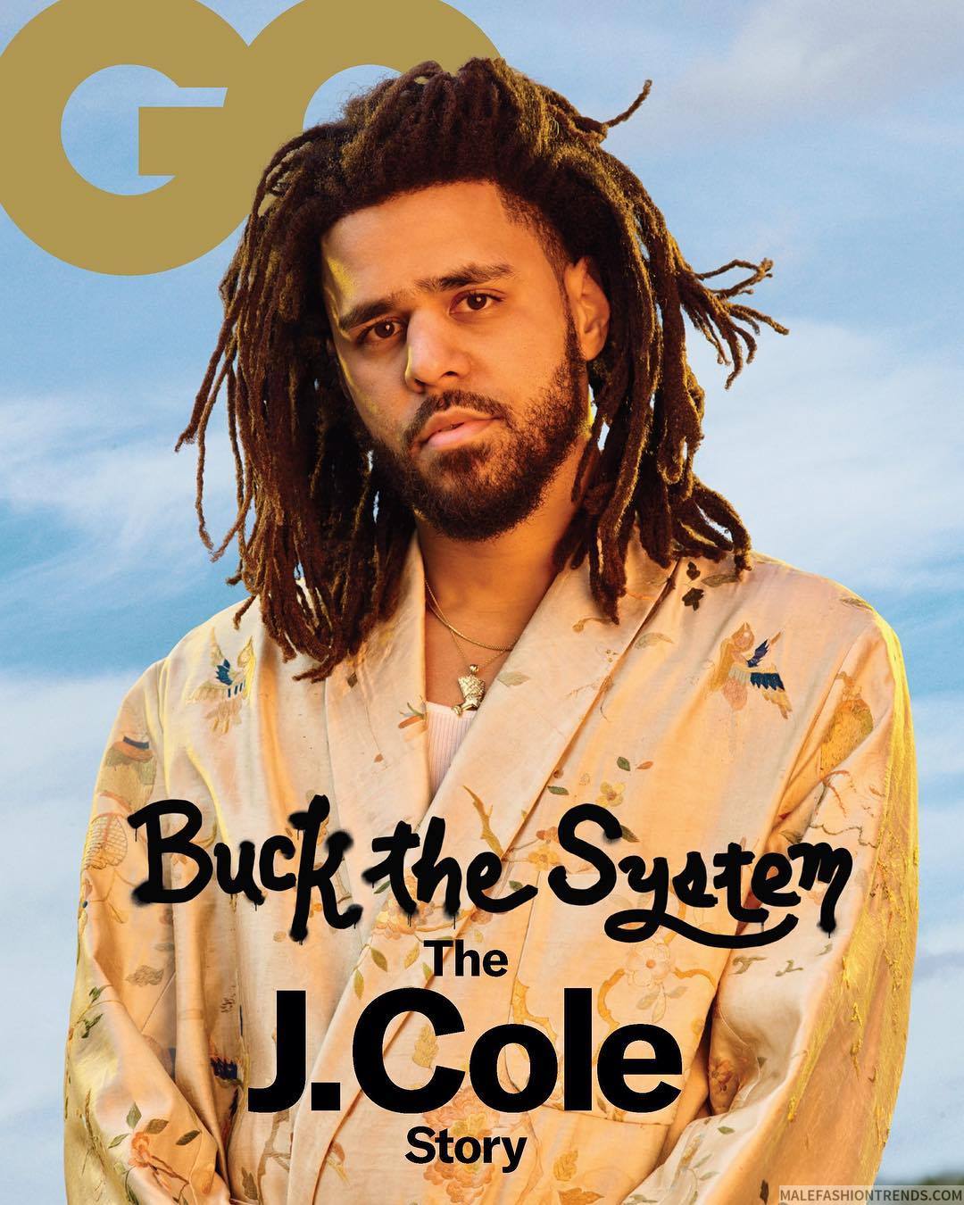 J. Cole, la nueva estrella del rap para GQ USA por Awol Erizku