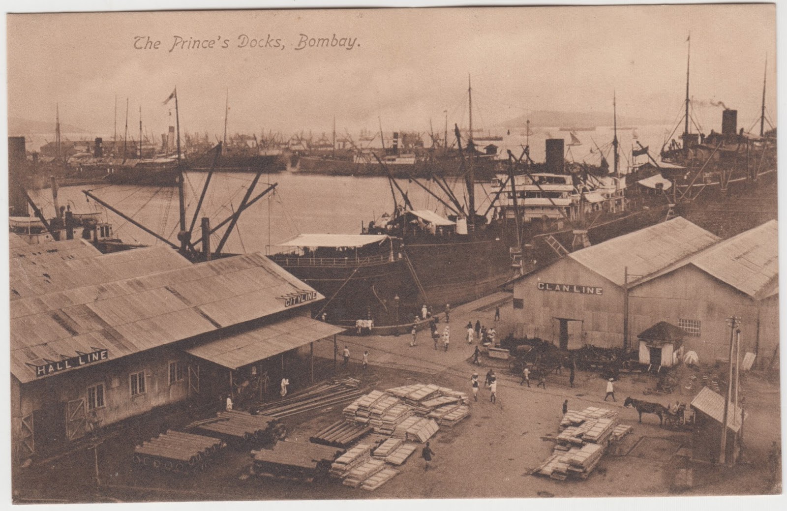 BOMBAY THAT WAS!!!: Princess Dock at Bombay Port