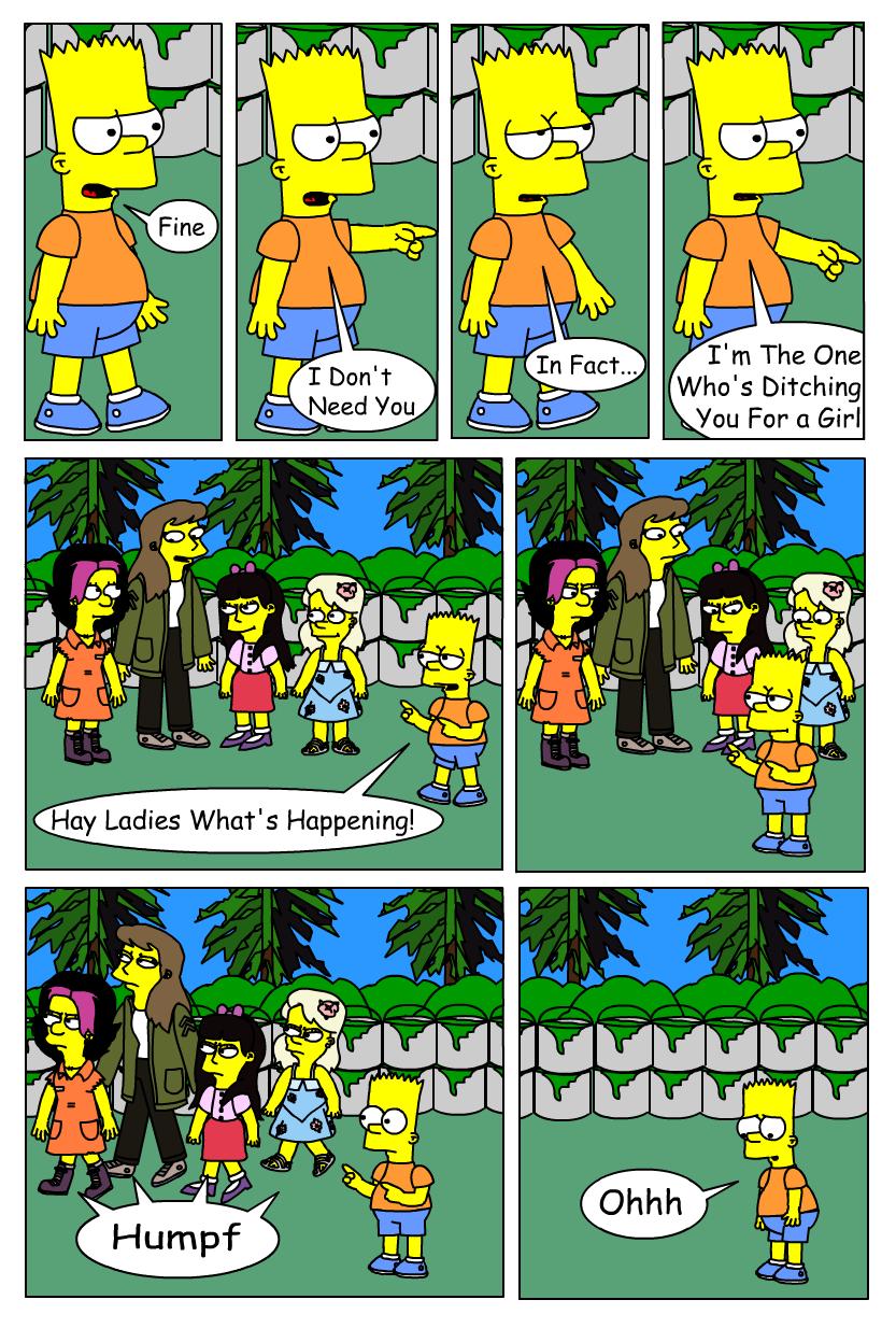 Mike L's Examples of Work: Simpson Fan Comic Act 1