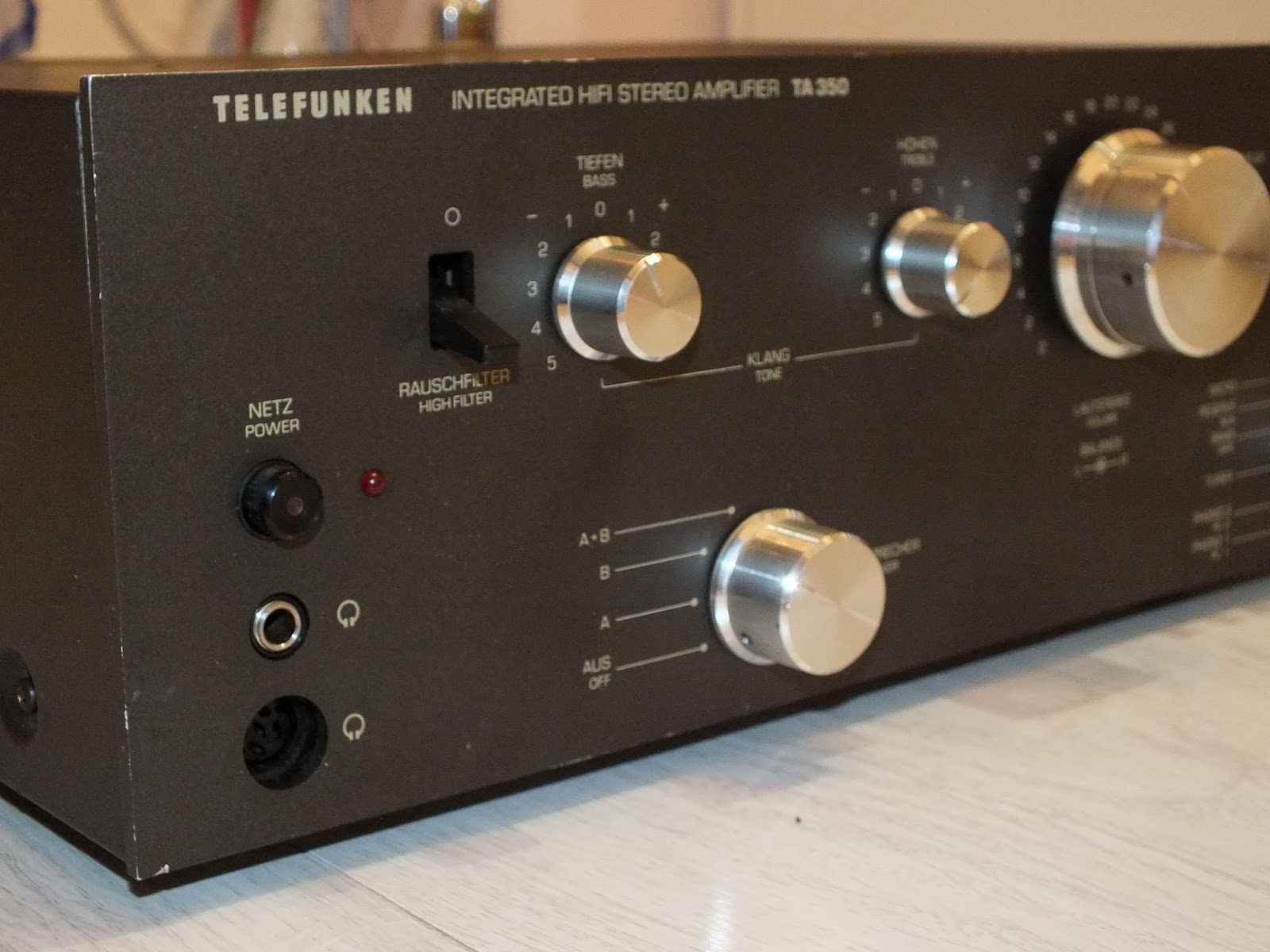 Infrequent Sound [sex.tex] technology: Telefunken TA-350 Integrated ...