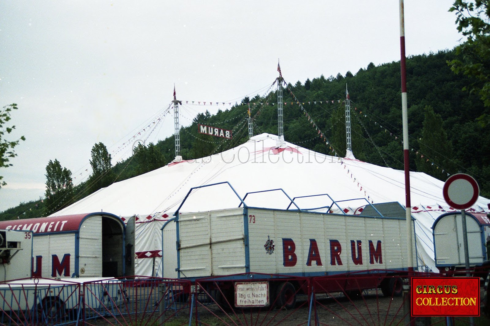 Circus -Collection: Circus Barum de Gerd Siemoneit 1991, les installations