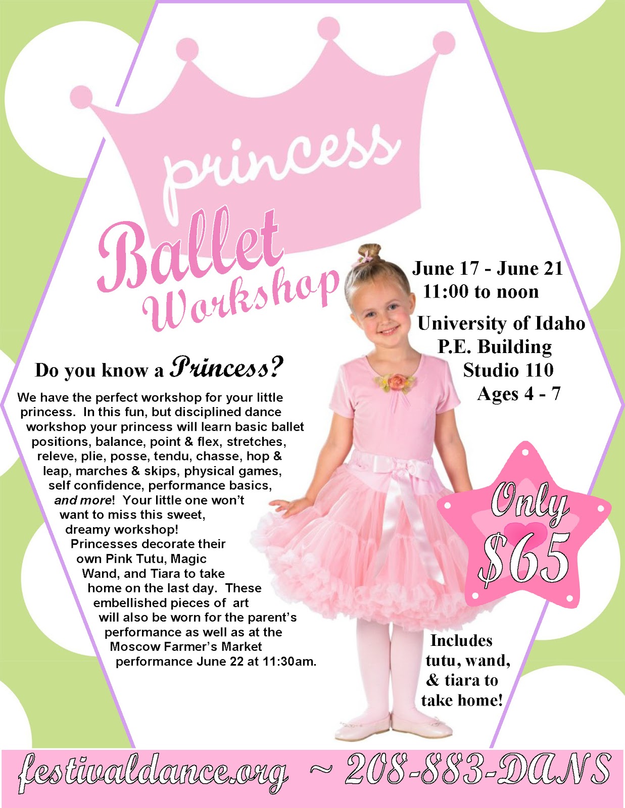 Festival Dance Blog: Princess Ballet Workshop