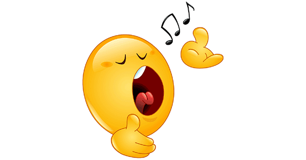 Singing Smiley | Symbols & Emoticons