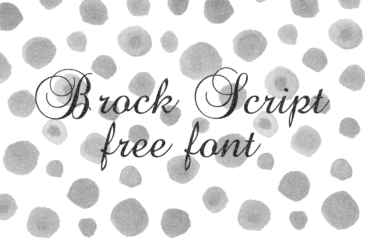 DLOLLEYS HELP: Brock Script Free Font
