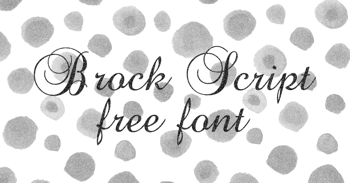 DLOLLEYS HELP: Brock Script Free Font