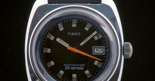 Vintage and Russian watches: Timex Waterresistant 25 Metres