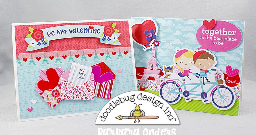 Doodlebug Design Inc Blog: FRENCH KISS Card Set | with Barbara