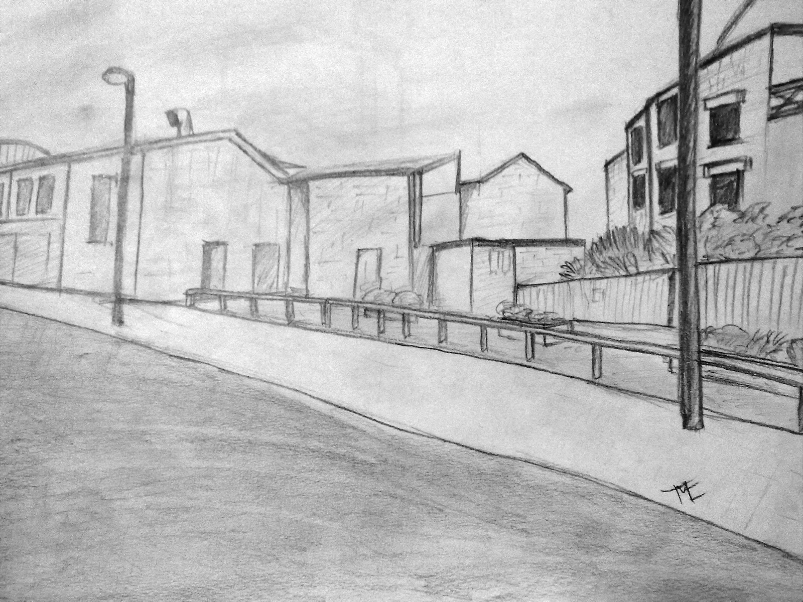 Teodora Encheva - Observational Drawing 2: Final Landscape