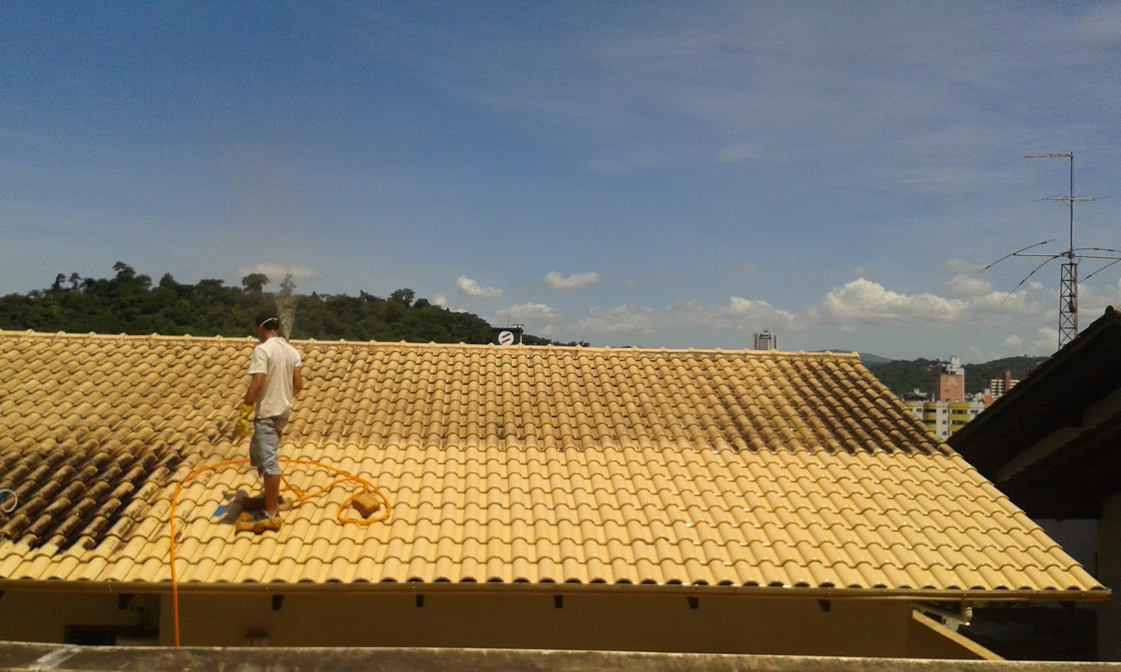 Limpeza de telhados Blumenau