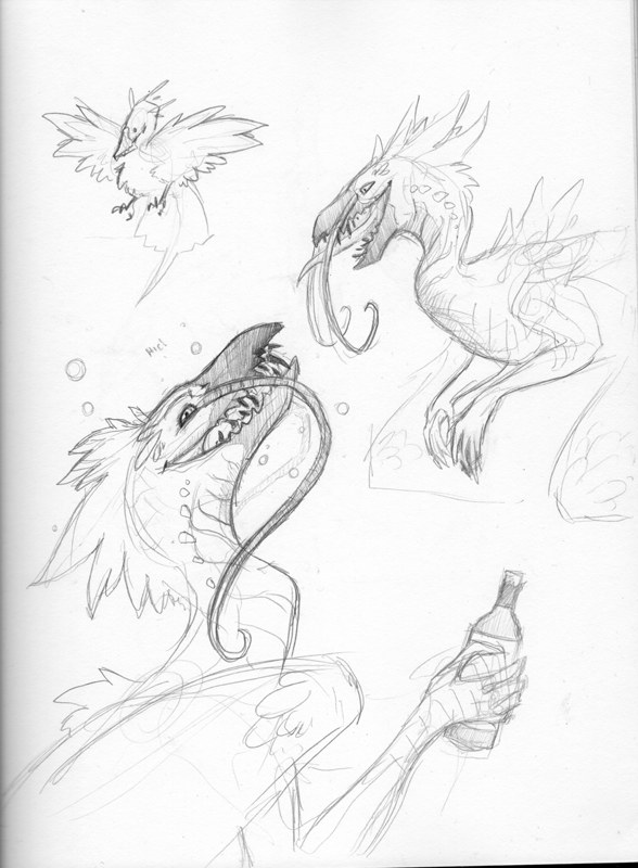 The Art of Violet Kirk: Various Byakhee