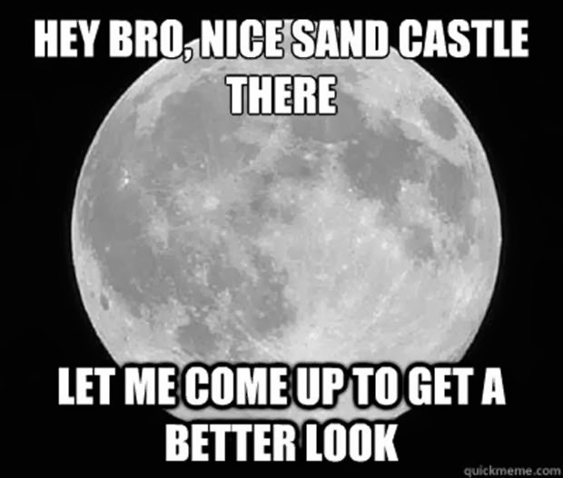 Hey Bro, Nice Sand Castle There. Let me come up to get a better look ...