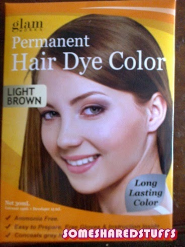 SOME SHARED STUFFS: BEFORE AND AFTER: GLAMWORKS PERMANENT HAIR DYE COLOR
