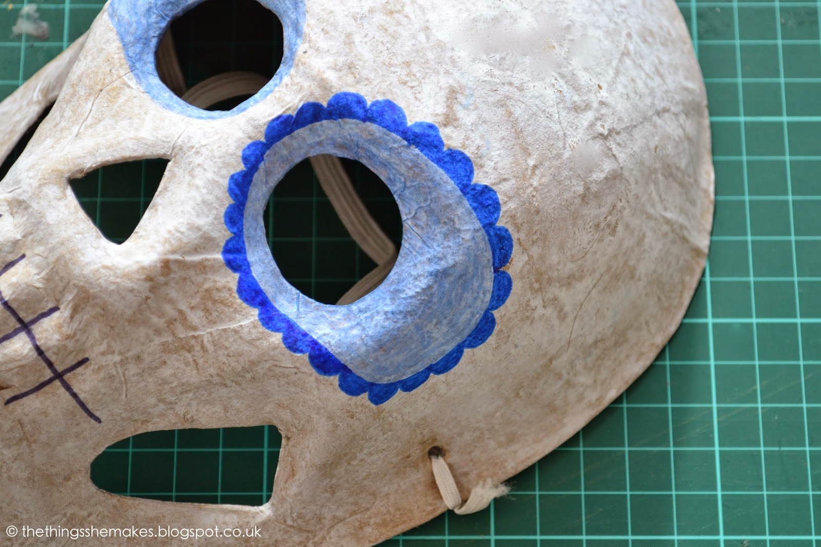 Sugar Skull Mask | The Things She Makes