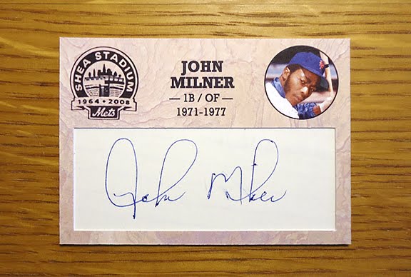 The Amazing Shea Stadium Autograph Project: #149) JOHN MILNER