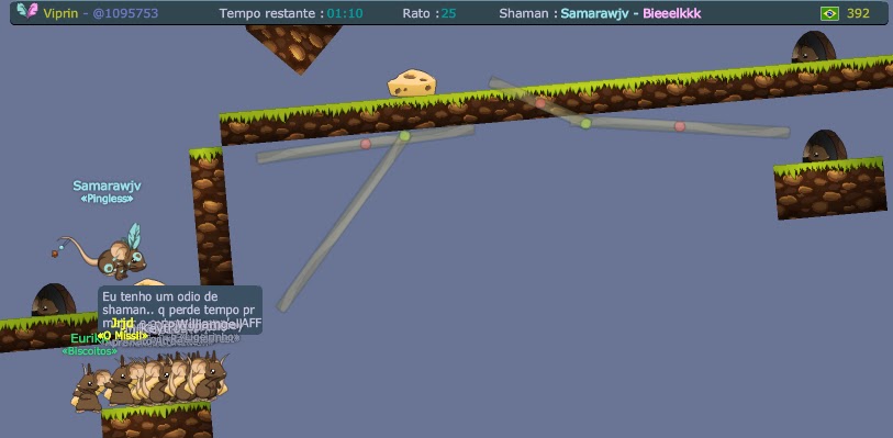 Transformice Mania: Como colocar todos ratos pelados