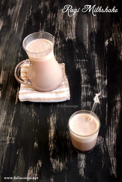 Ragi Milkshake | Healthy Milkshakes ~ Full Scoops - A food blog with ...
