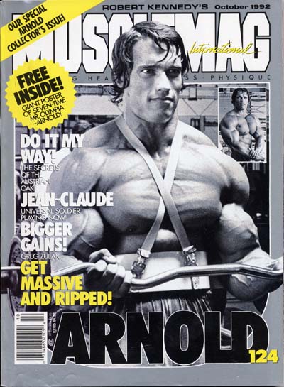 MuscleMag International: MuscleMag International October 1992 issue
