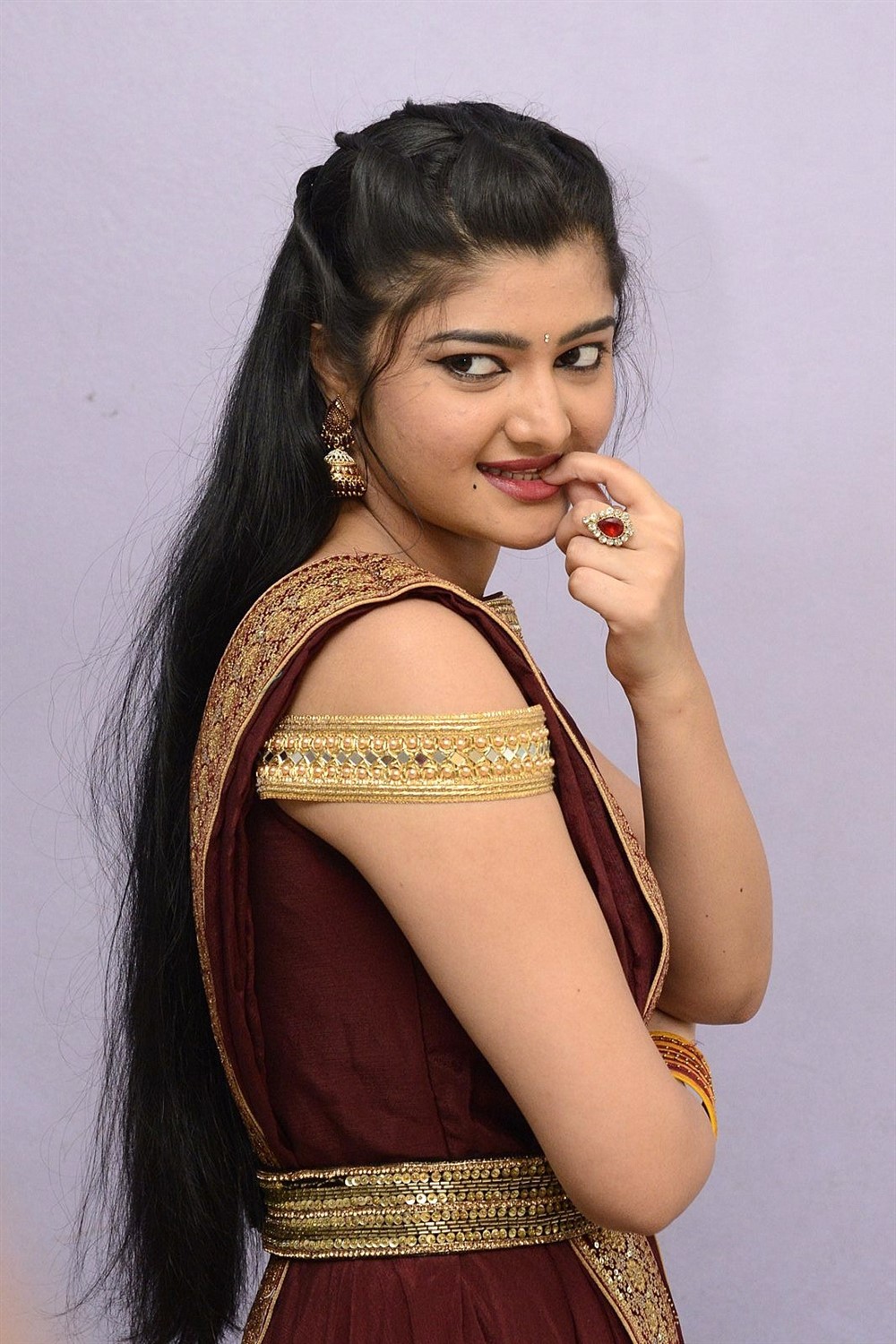 Akshitha at Prementha Panichese Narayana Movie Pre Release Event ...