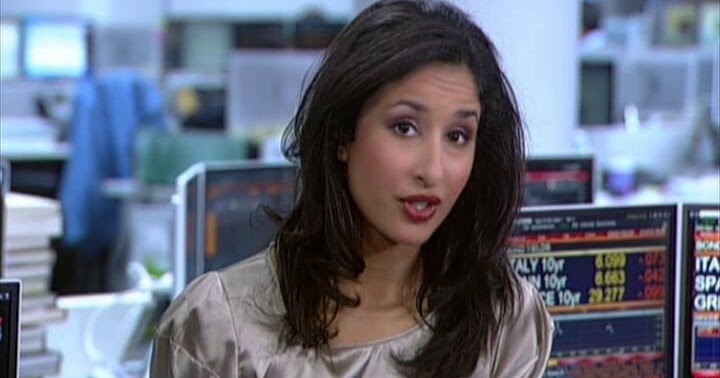 Ladies in Satin Blouses: Maryam Nemazee - silver satin top