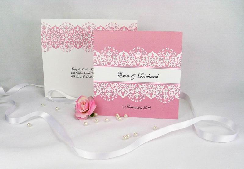 Pink Wedding Invitations: Pink Wedding Invitations