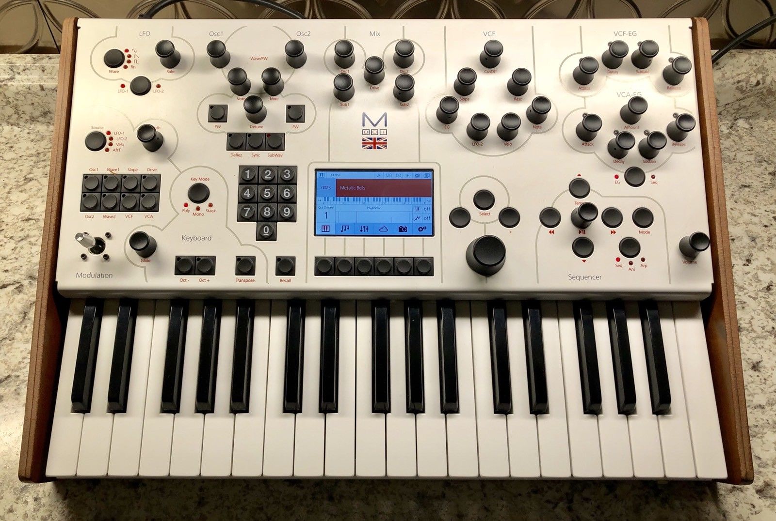 MATRIXSYNTH: Modal 001 4 CV Outputs Fatar Keybed Duophonic Synthesizer