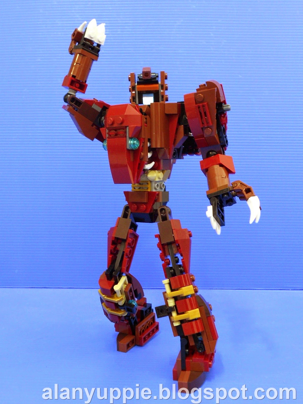 Alanyuppie's LEGO Transformers: LEGO Beast Wars Dinobot Part 2: Robot mode
