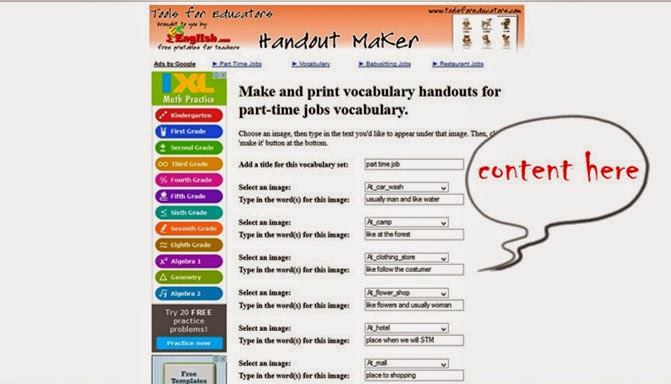 WELCOME IN MY BLOG: How to make handouts