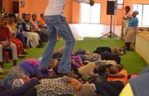 Pastor Walk And Jump On Members During Miracle Service | CKN News