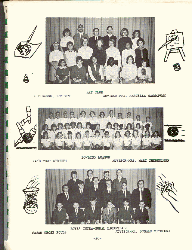 Historic Perth Amboy Virtual Museum: Shull School Yearbook 1966 - Part 4