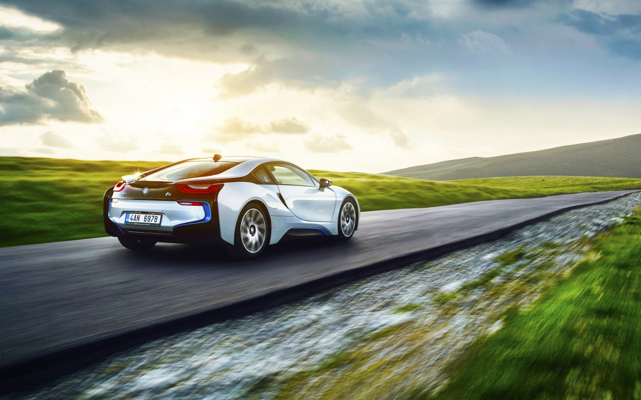 Bmw i8 Back View - HD Image Cars