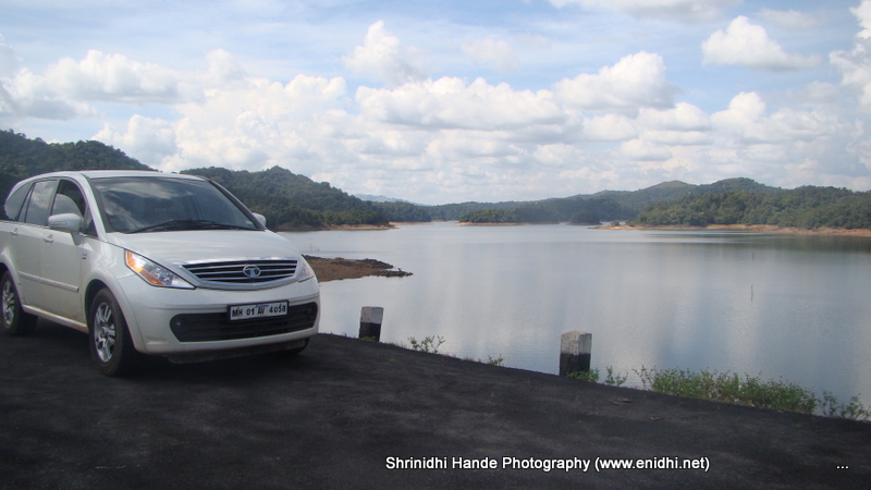 Chakra River Dam on the way to Sagara - eNidhi India Travel Blog