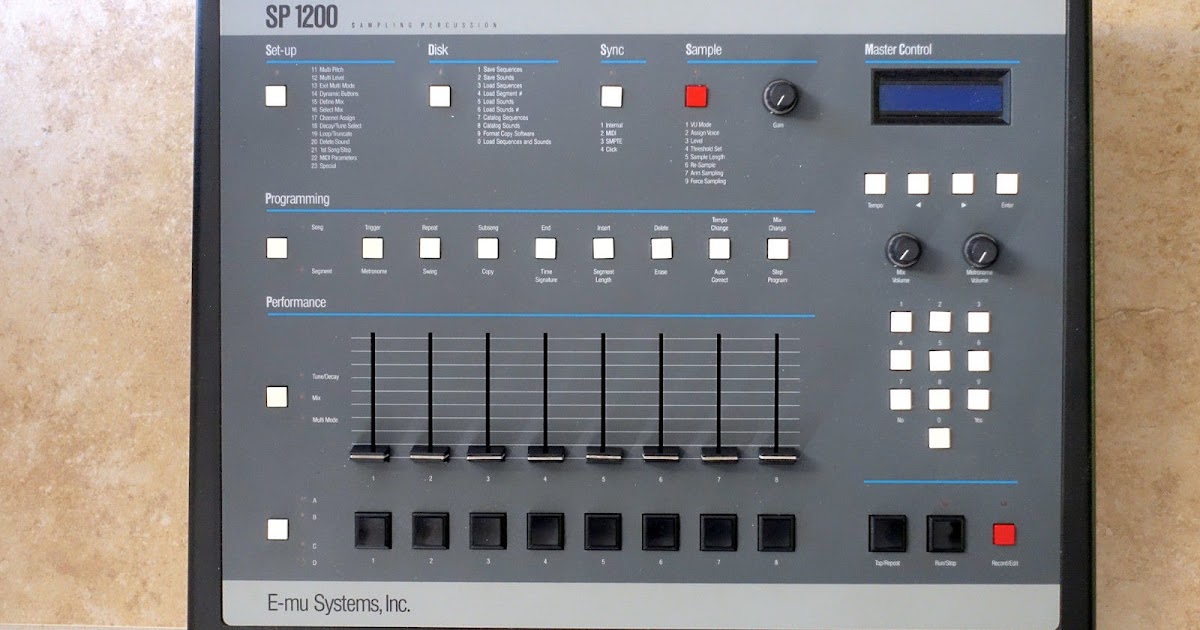 MATRIXSYNTH: Emu SP1200 Vintage Sampling Drum Machine